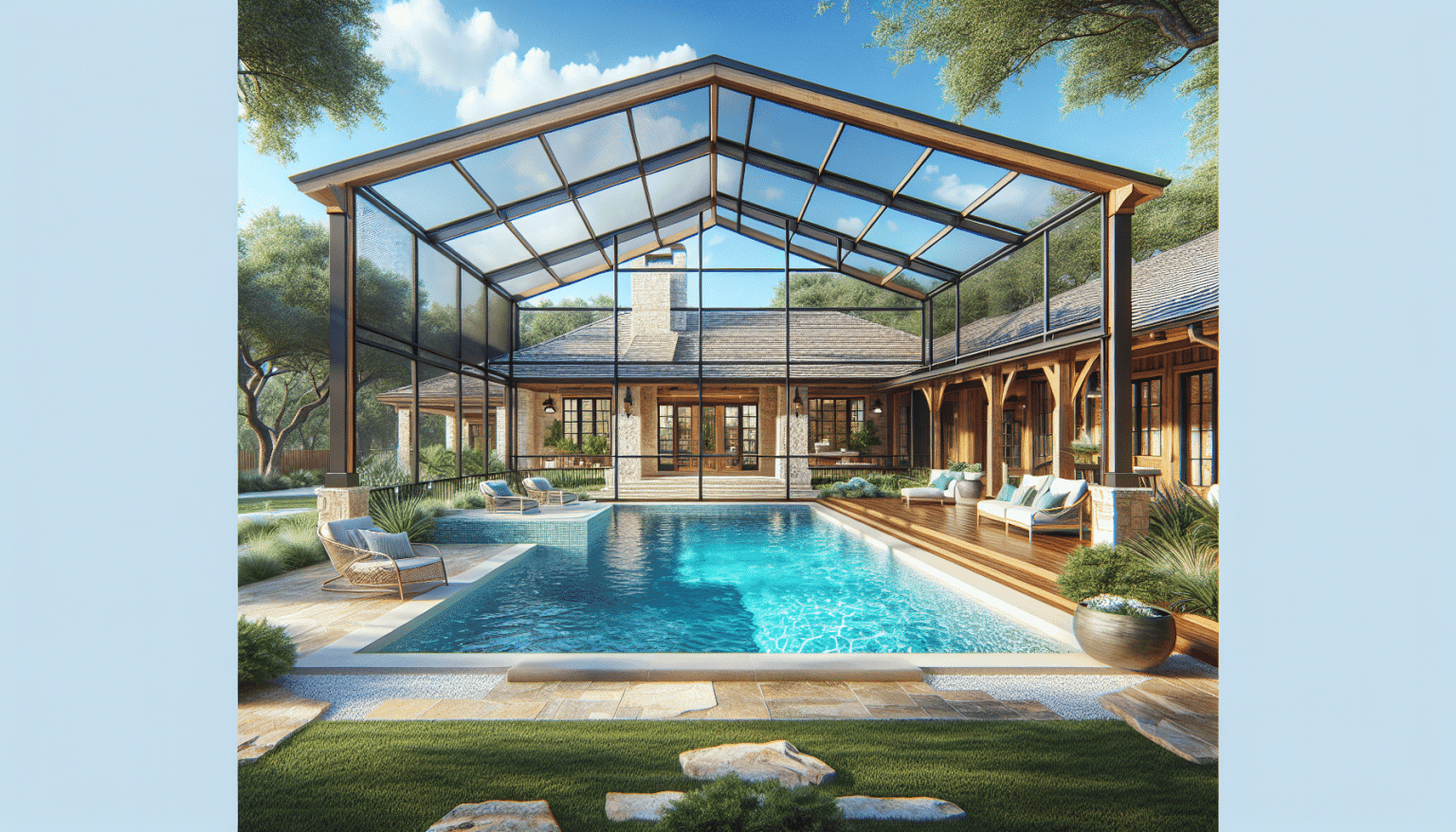 Maximize Your Outdoor Fun with a Pool Screen Enclosure - Dallas Pergola ...